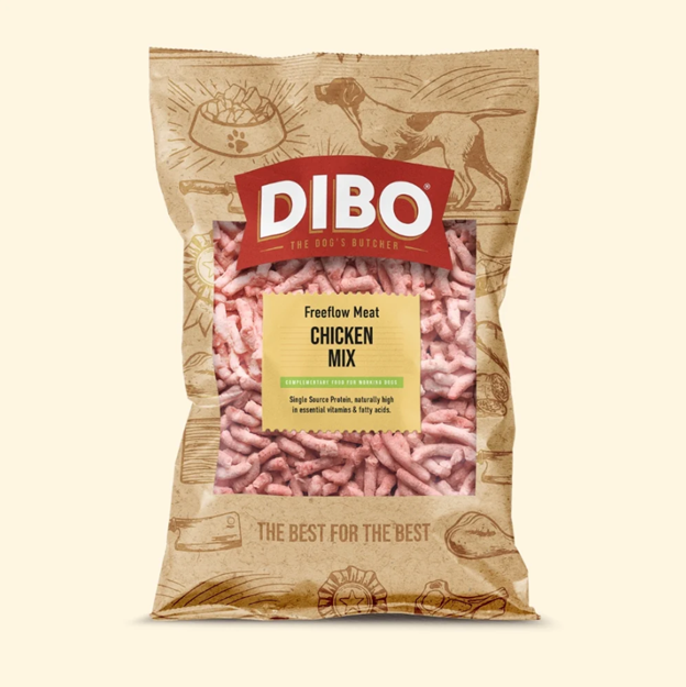 DIBO Free Flow Mince Chicken Mix 1kg – The Dogs Butcher